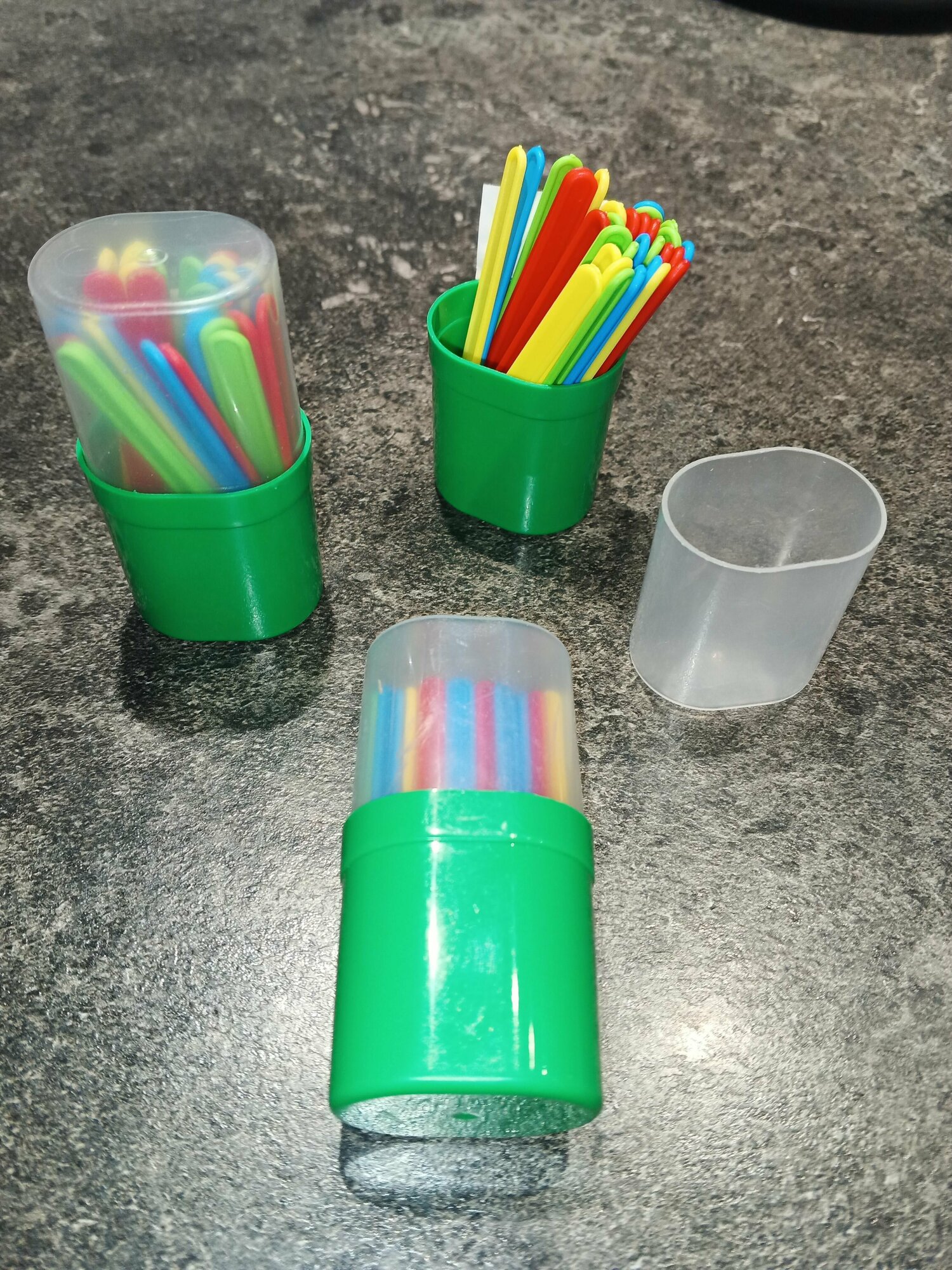 Счетные палочки, 30 шт. в пенале