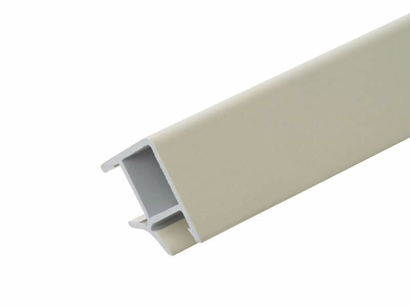 Соединитель 90гр цоколя ПВХ, крем 386, L=660мм FIRMAX