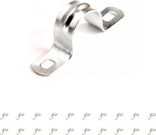 Скоба металлическая двухлапковая D31 (комплект из 20 шт)