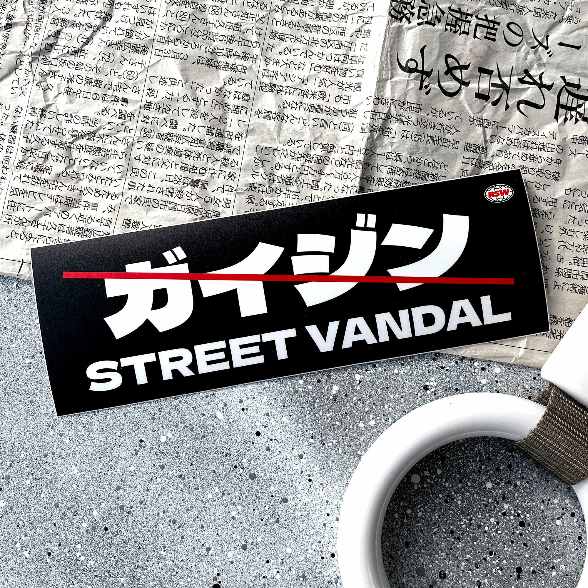 Наклейка на авто, JDM slap sticker Street vandal / Resource Stickers