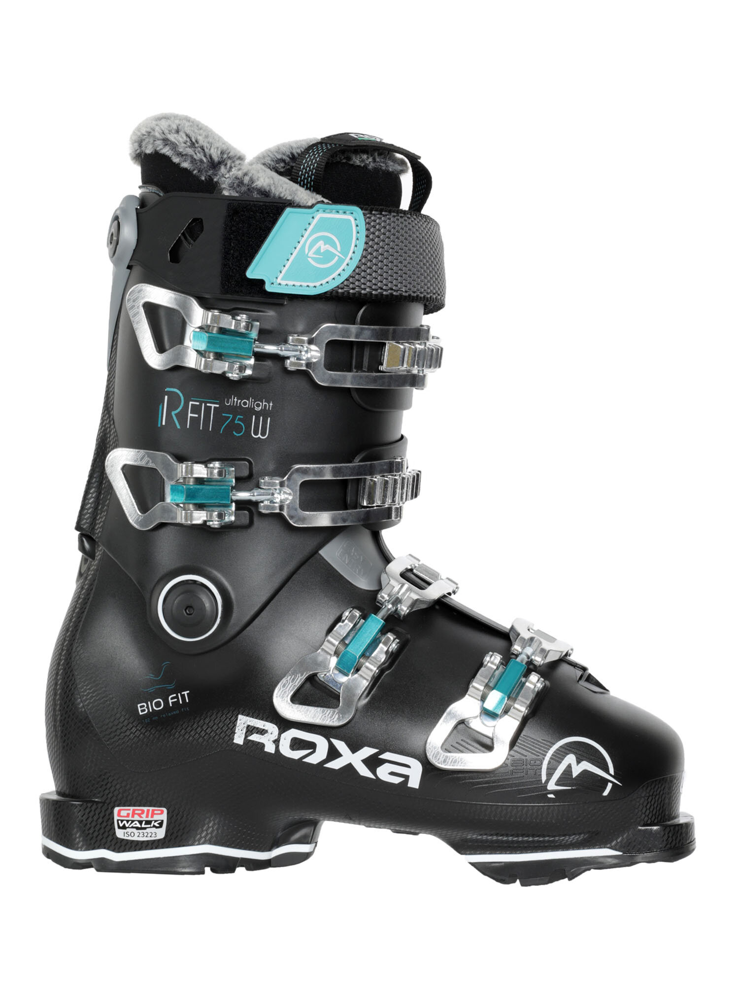 Горнолыжные ботинки ROXA Rfit W 75 GW Black/Aqua (см:22,5)