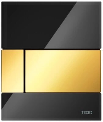 Смывная клавиша для писсуара TECE TECEsquare черный/золотой 9242808