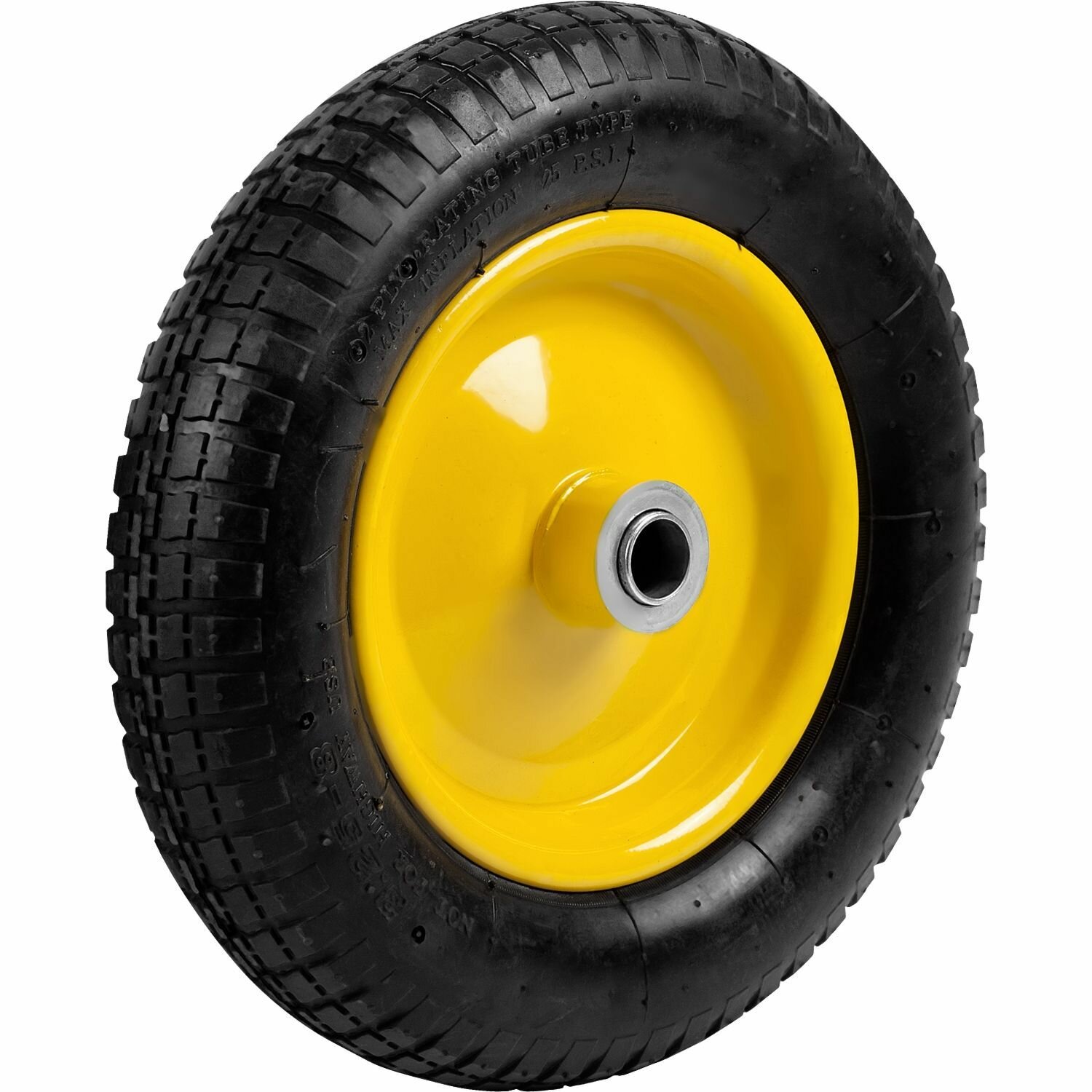 Пневматическое колесо WP-25 360 мм, для тачек (арт. 422394, 422397, 422400) GRINDA 422407