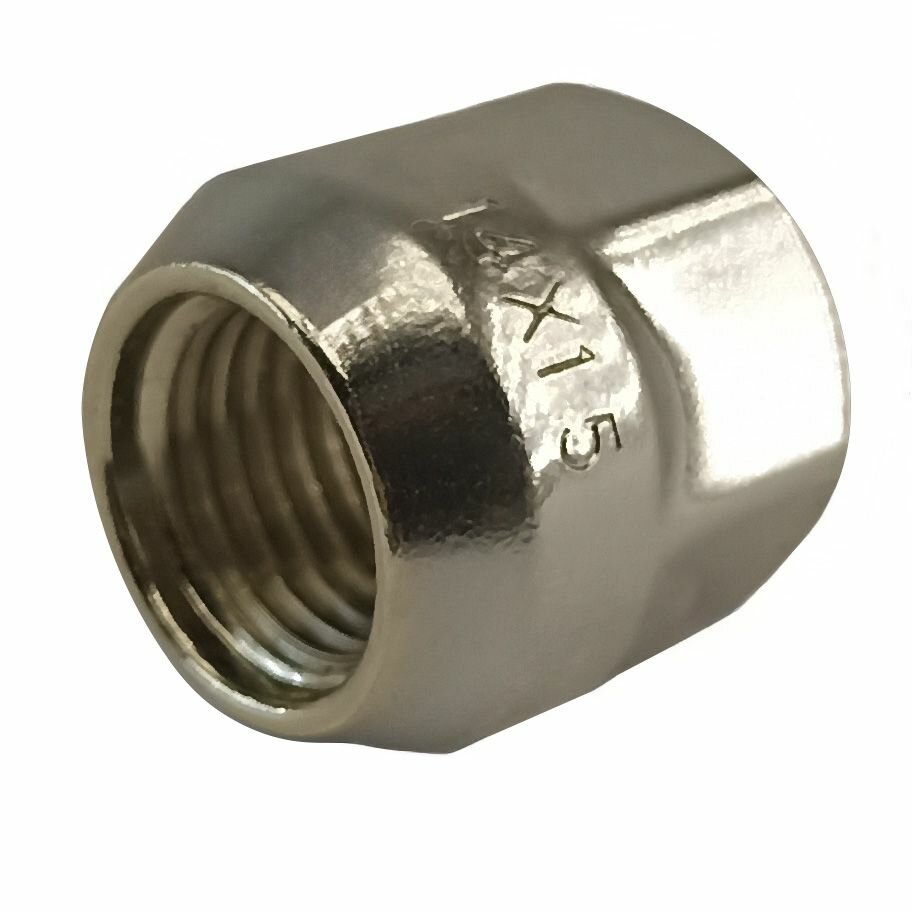 Гайка М14х1,5 колесная для а/м УАЗ, для легкосплавного диска, открытая под ключ 19, 1 штука