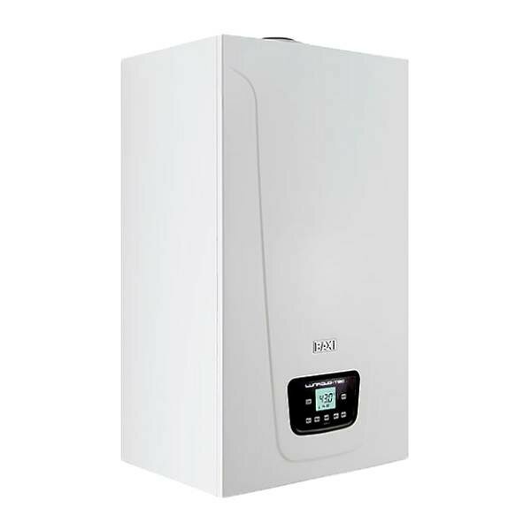 Котел газовый BAXI LUNA DUO-TEC E 1.28 конденс, настенный, 1 конт, закр. кам. сгор.