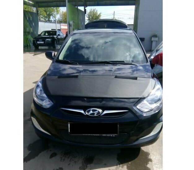 Дефлектор капота для Hyundai Solaris