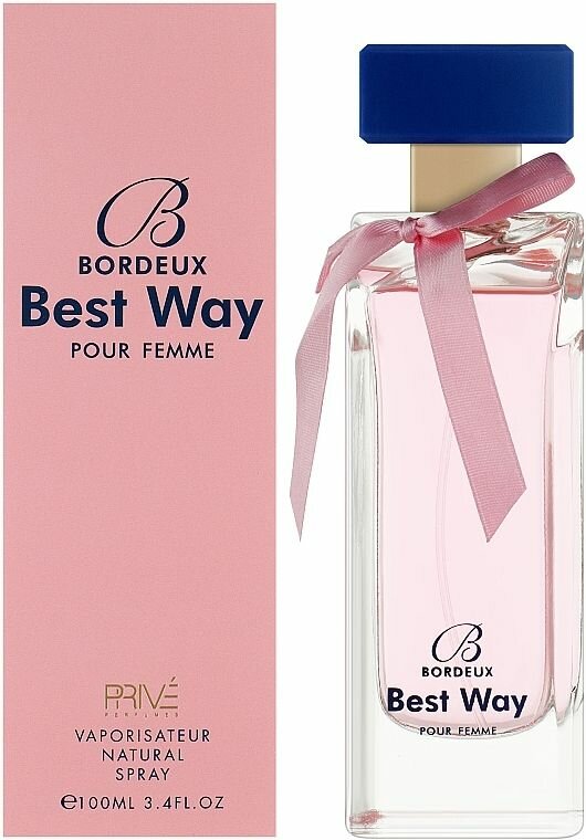 PRIVE Парфюмерная вода женская BORDEUX BEST WAY, 100 мл