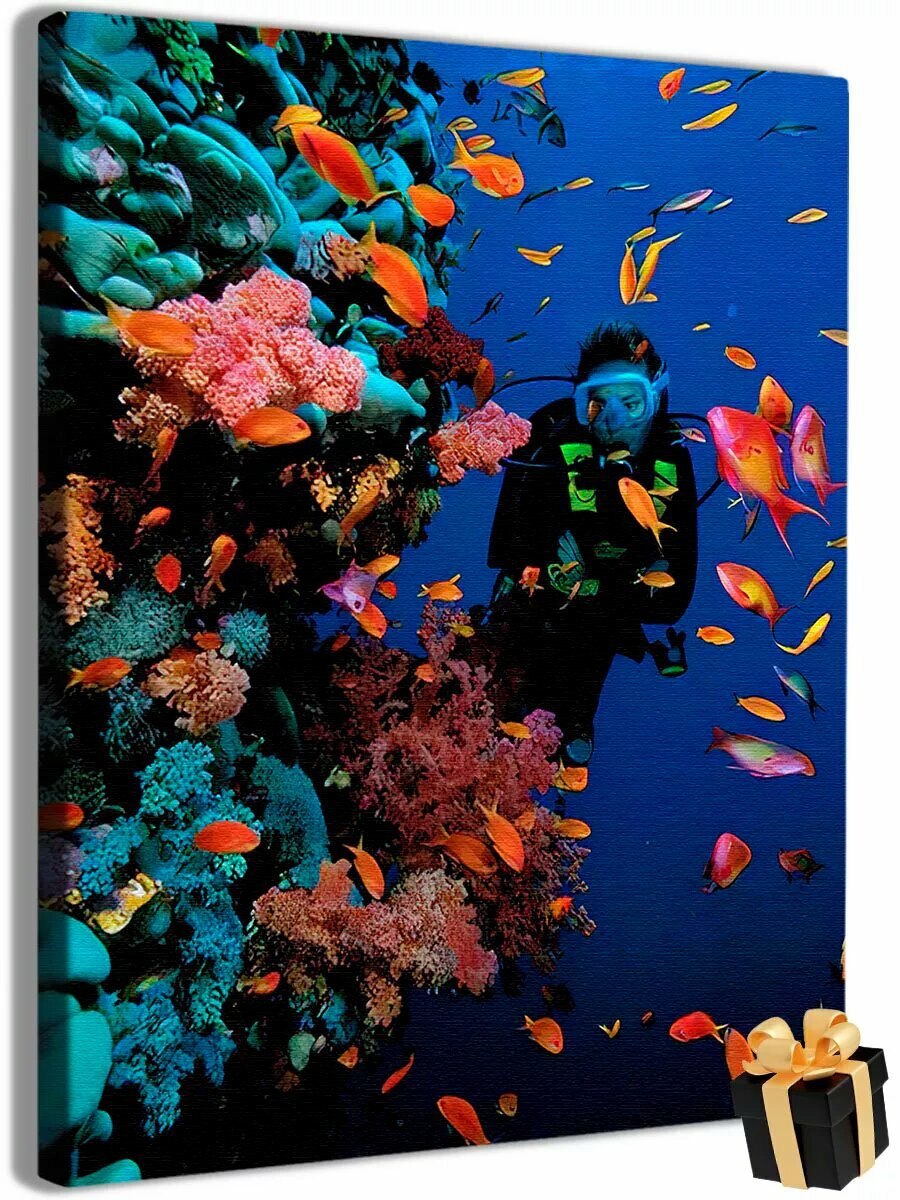 Картина по номерам рыбки