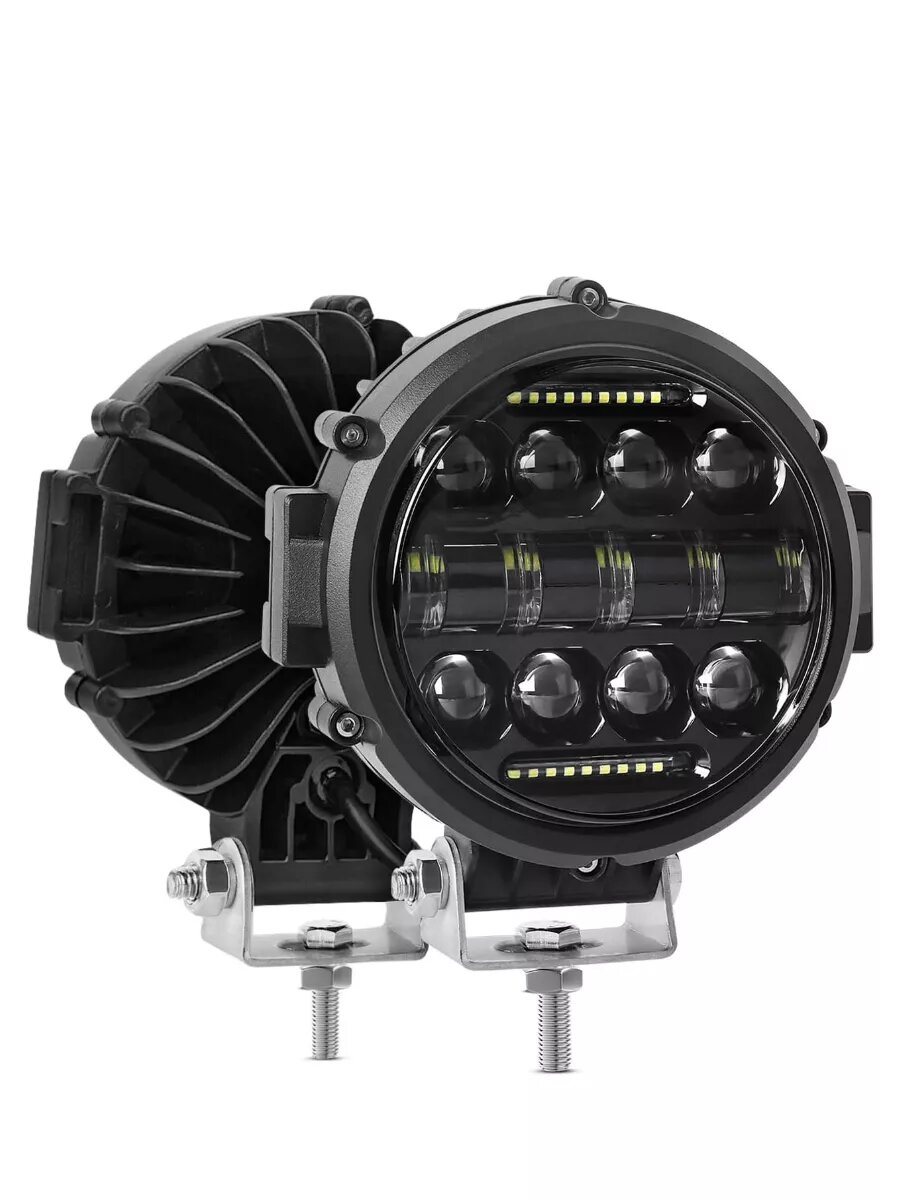 Фары светодиодные 48W универсальные, герметичные, крепление в комплекте, 2шт