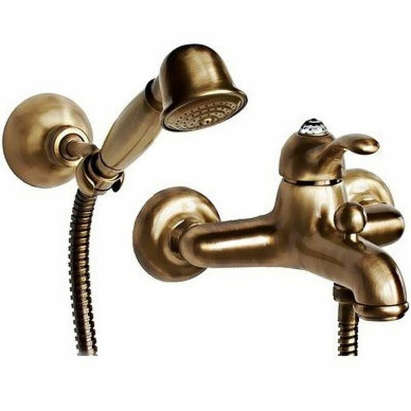 Смеситель для ванны Bugnatese Lem BN. LEM-1902BRK Бронза Swarovski