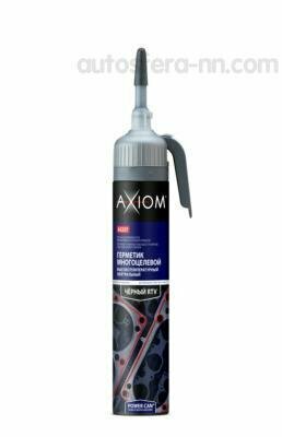 AXIOM AS207 Герметик многоцелевой AXIOM высокотемпературный черный RTV 200мл