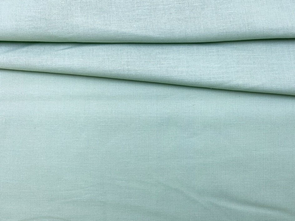 Ткань Хлопок мятного цвета однотонная 16860