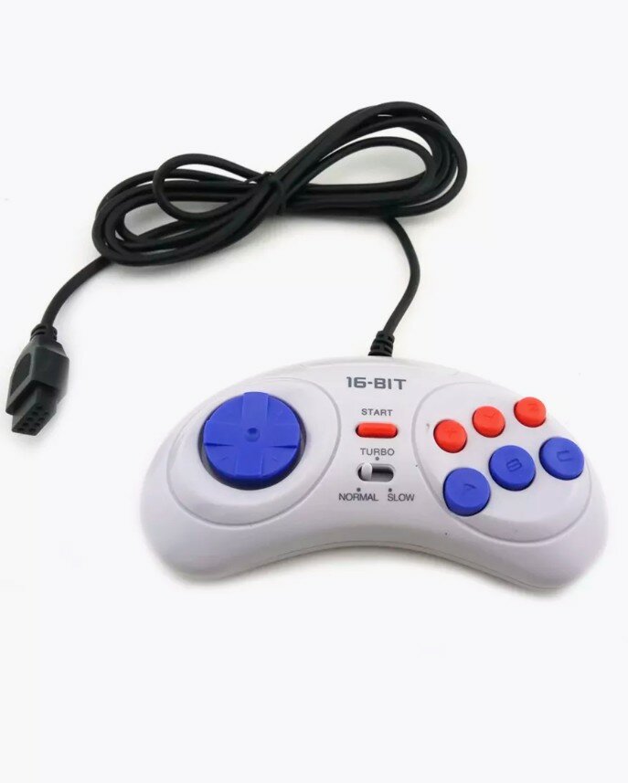 Джойстик Sega Turbo Белый (White)