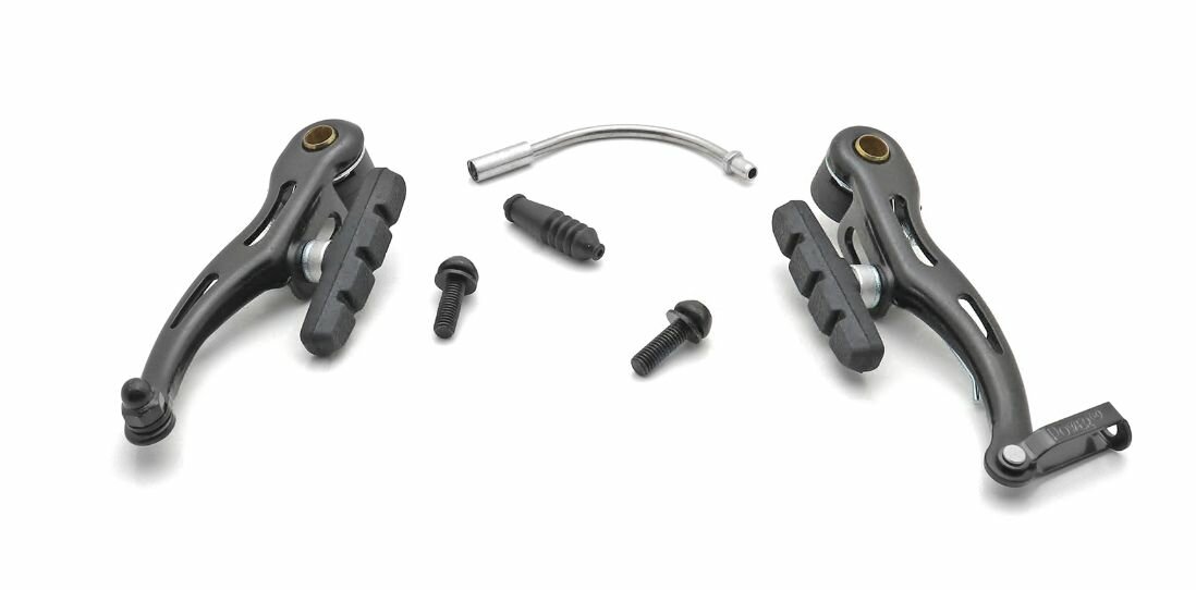 Тормоз v-brake стальной передний черный (VBR-131S)