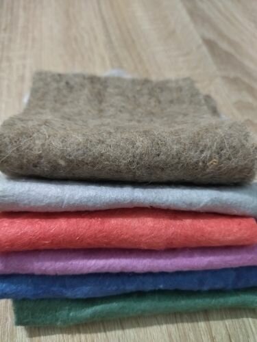 Новинка, 8-слойная льняная вата, набор - 6 шт, размер 20 см * 12 см, цветная, окрашенная, для ватных игрушек, кукол