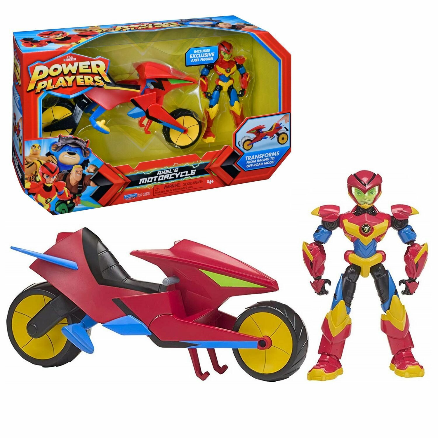 Игровой набор Power Players "Байк Акселя", пластик, для детей от 4 лет