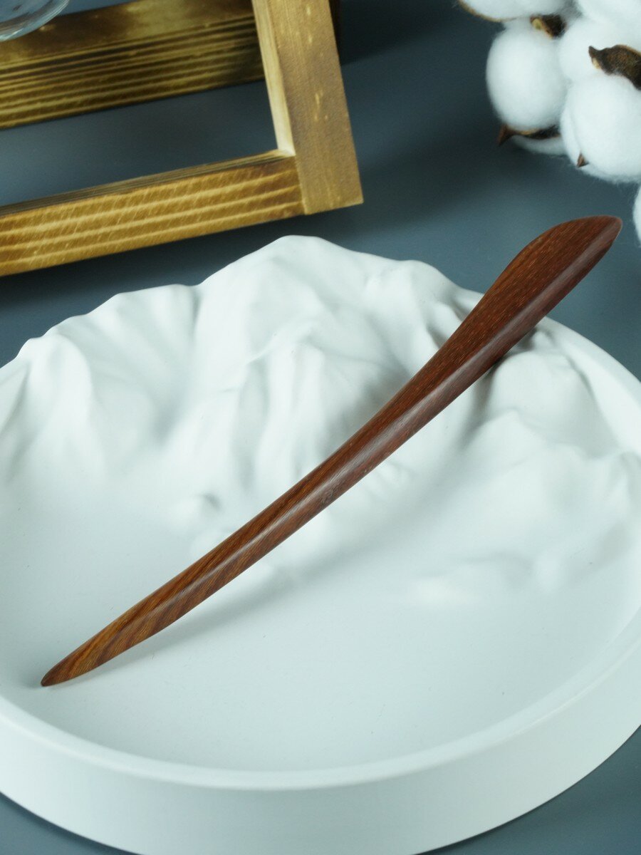 Китайская палочка, шпилька для волос. Из дерева, сандаловая 17 см.