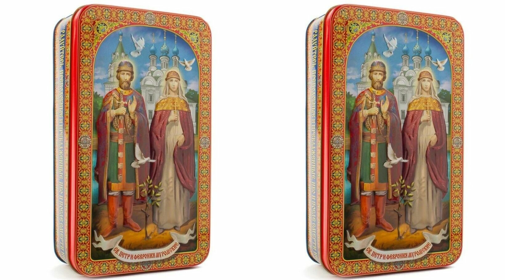 Благовест Чай Святые Петр и Феврония, черный, 100 гр, 2 уп