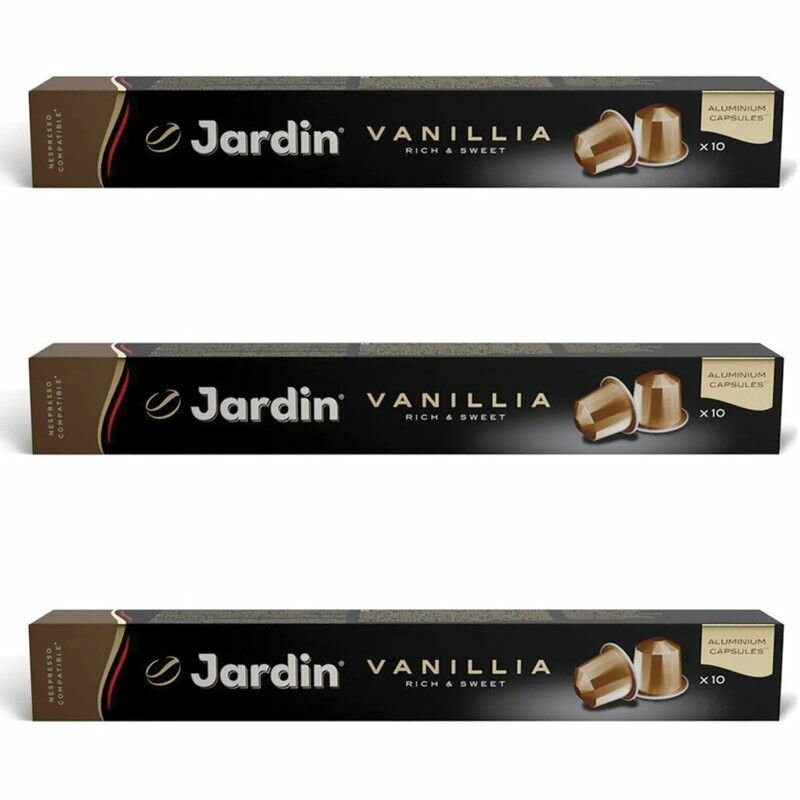 Jardin Кофе в капсулах Ваниллиа, 10х5г, 3 уп