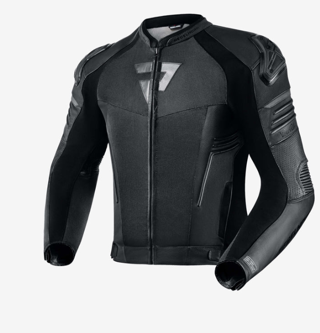 Куртка мотоциклетная кожаная Rebelhorn Vandal Air Black, размер 52