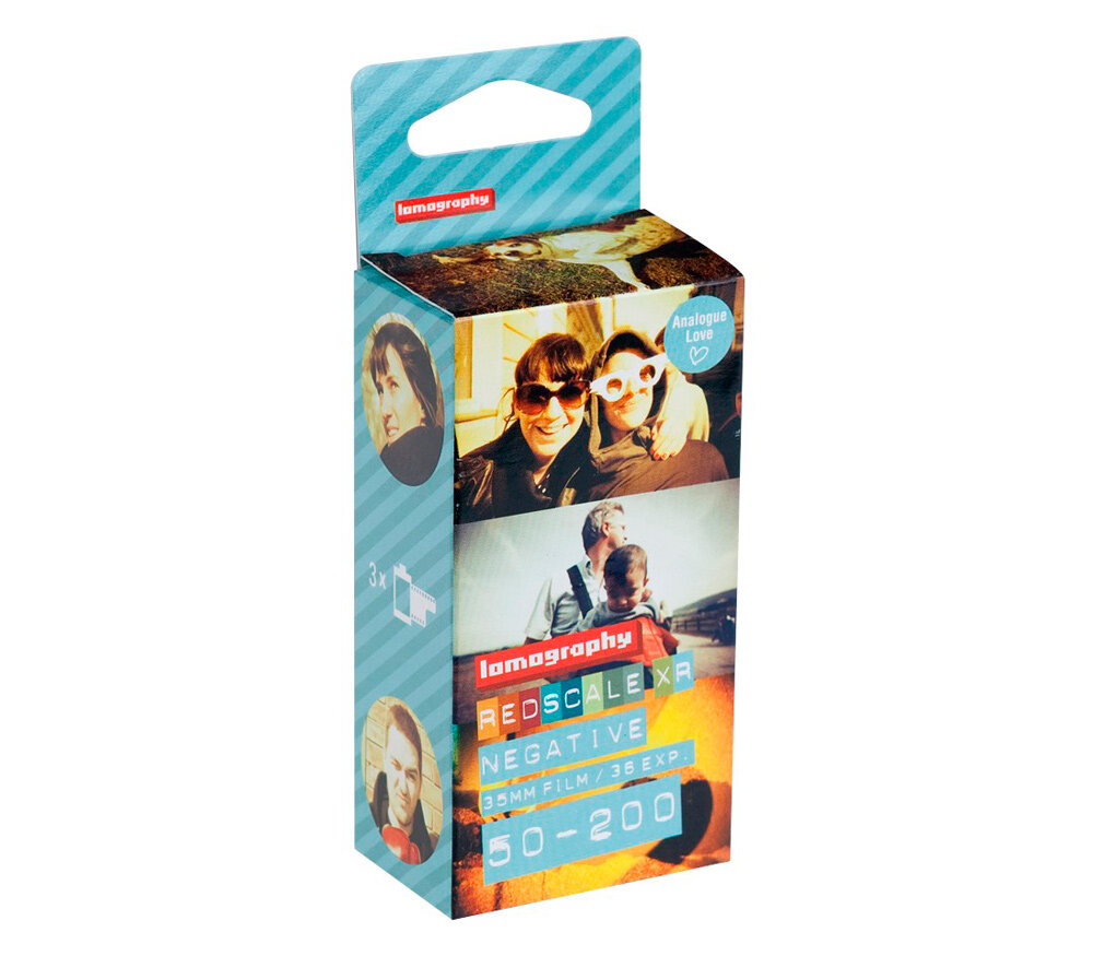 Фотопленка Lomography Redscale XR 50-200 ISO, 135/36, 3 шт.