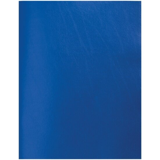 Тетрадь Staff бумвинил, А4, 80 л, скоба, офсет №2 эконом, клетка, , синий, 402649