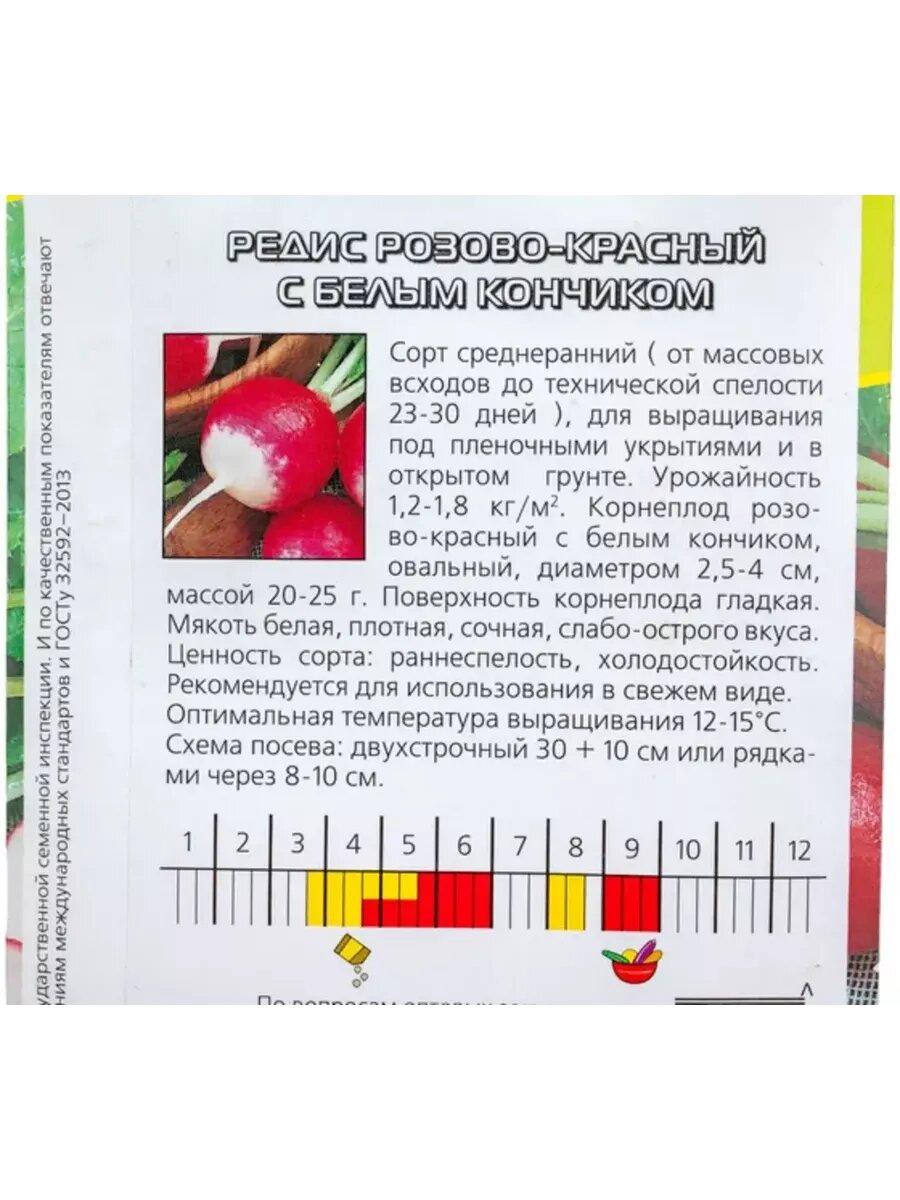 Редис Agroni РБК (2,0г) — фото 1