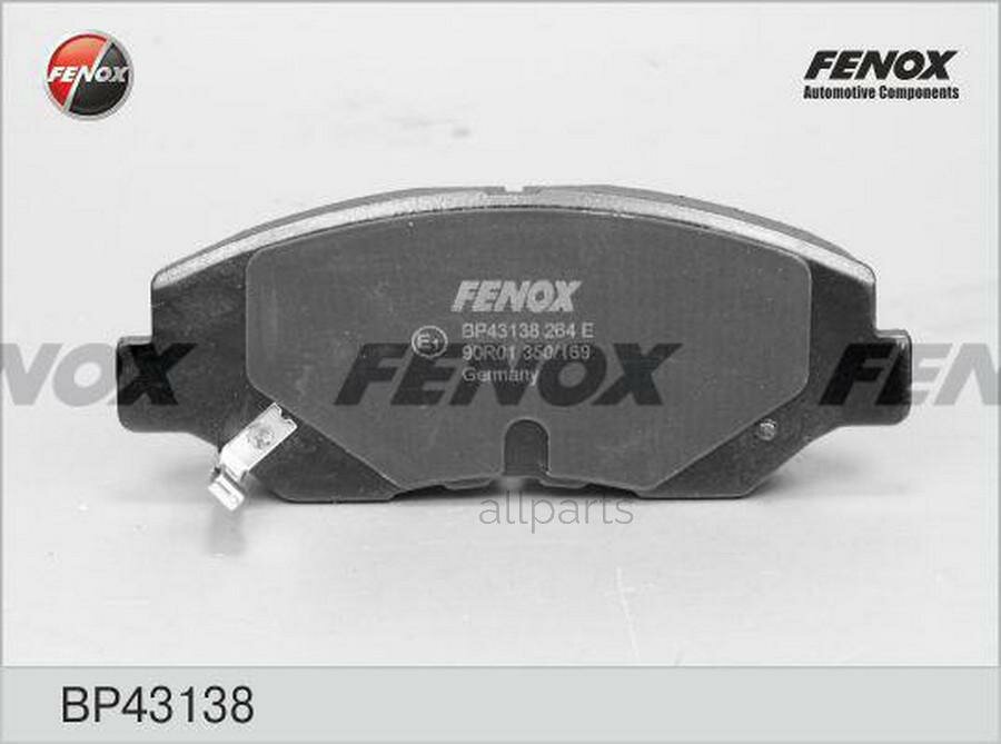 FENOX BP43138 Колодки тормозные HONDA CR-V II/ELEMENT 02- передние
