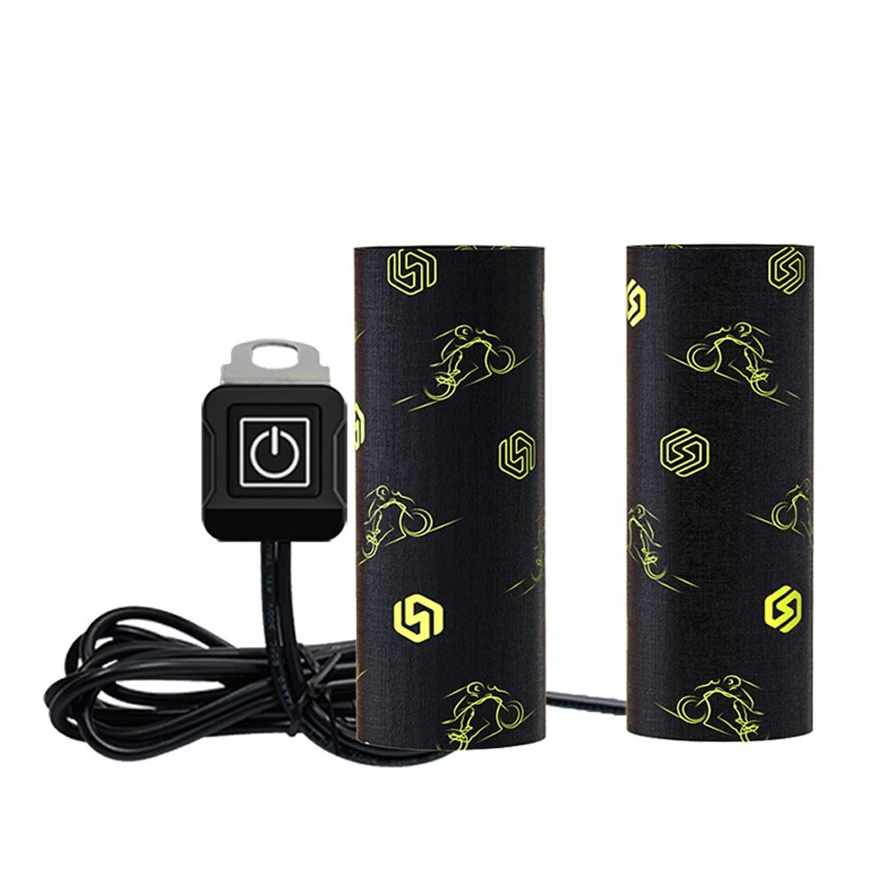 12 В мотоциклетные ручки с подогревом, ручки для снегохода, квадроцикла, обогреватель руля, комплект для обогрева руля для снегохода, универсальный руль с подогревом