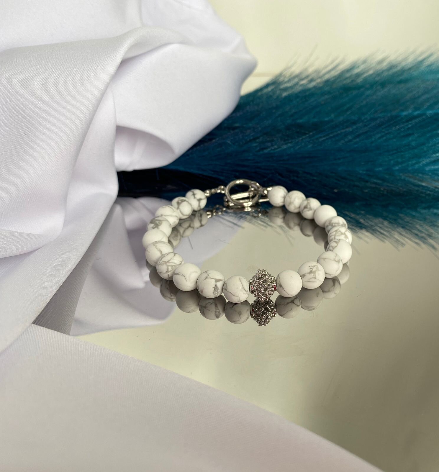 Славянский оберег, Браслет-цепочка, кахолонг