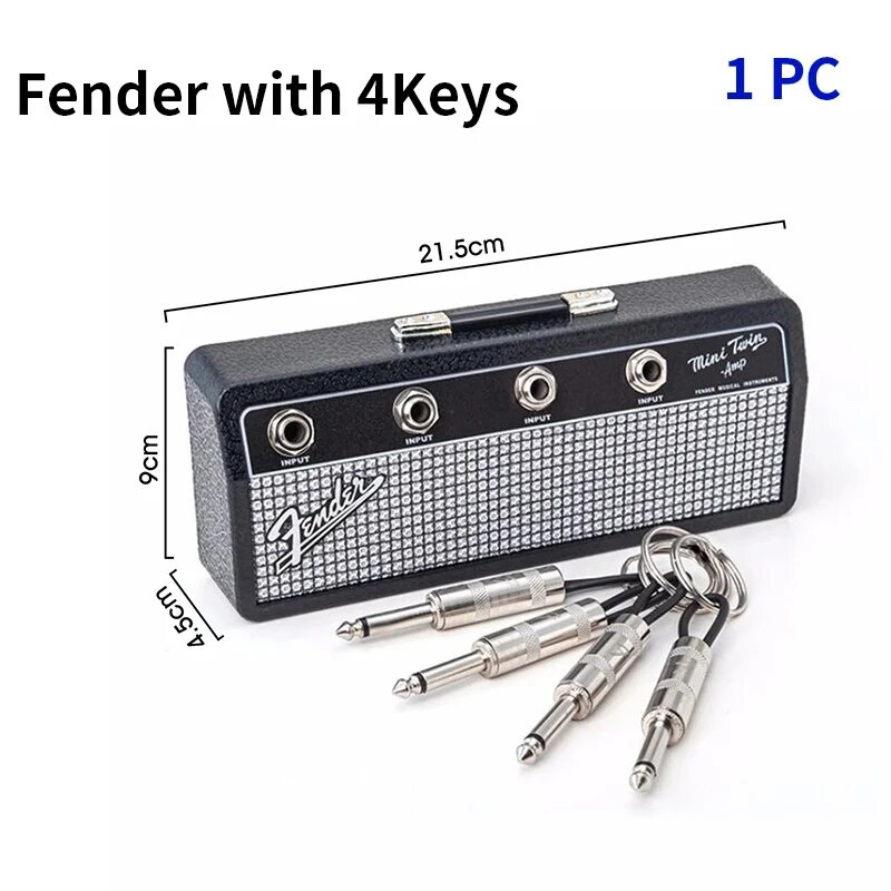 Ключница Fender Mini-Tite 1PC, 4 ключа
