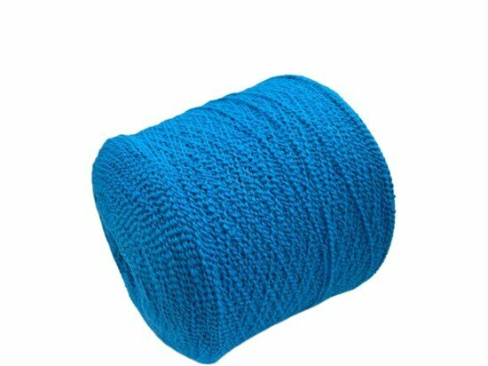 Бобина Итальянской пряжи Frisettone 92% меринос 8% ПА "Гавайский океан" 460 грамм (стоковая бобинная)