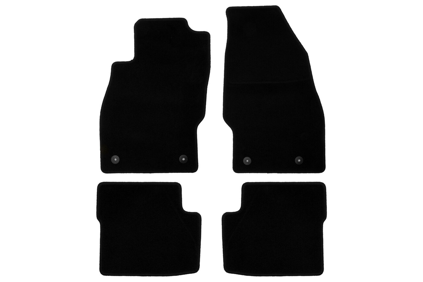 Коврики в салон Klever Econom OPEL Corsa D 3D, 5D 2006- , хб, 4 шт. (текстиль)