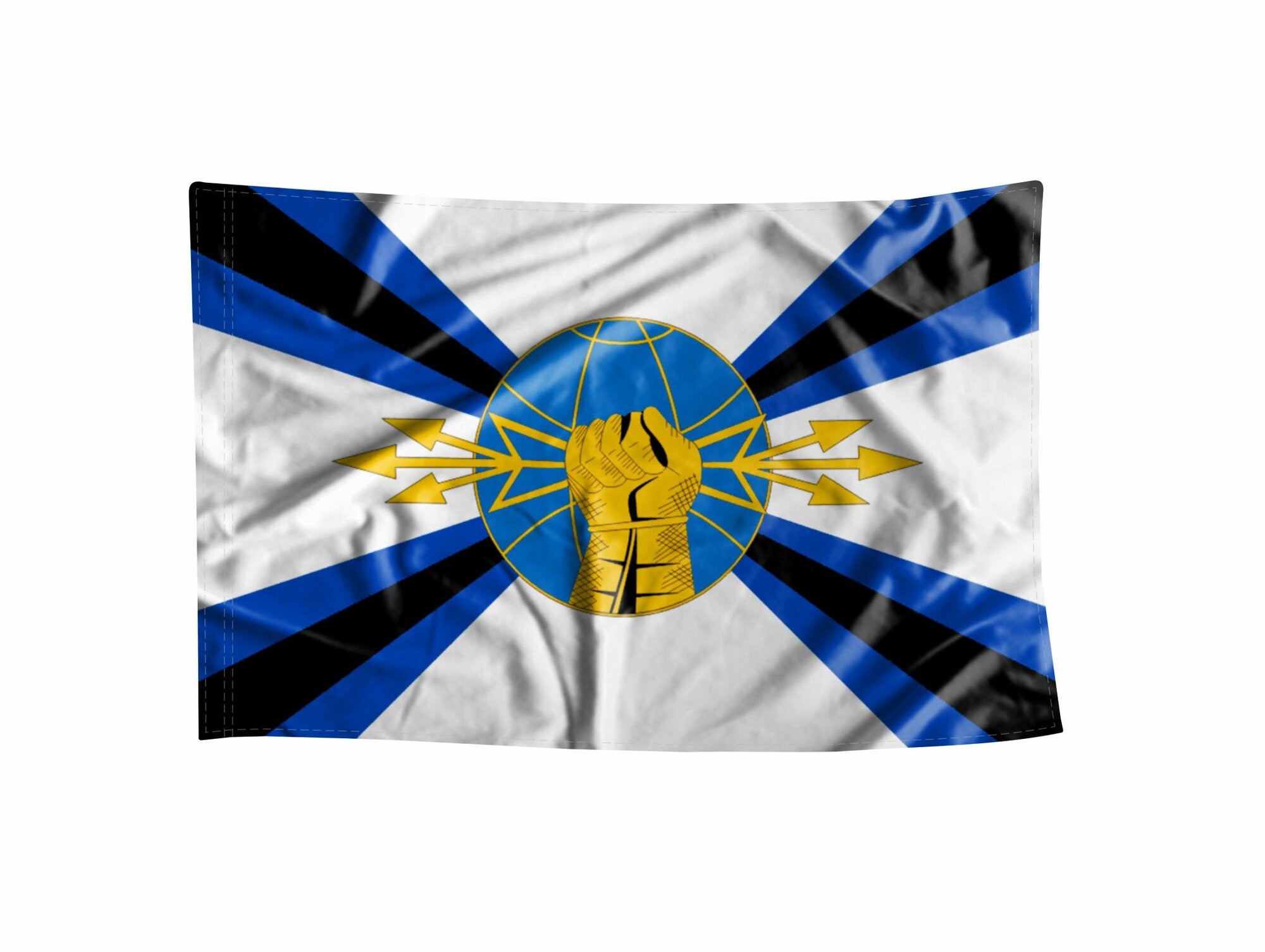 Флаг MIGOM Рода войск - 0036 - Флаг соединений и воинских частей радиоэлектронной борьбы (РЭБ)