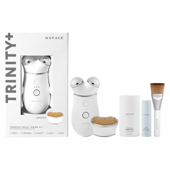 NuFACE Массажер для лица Trinity+ and Wrinkle Reducer Attachment Set набор, белый