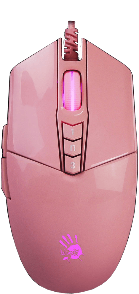 Мышь A4Tech Bloody P91S Pink