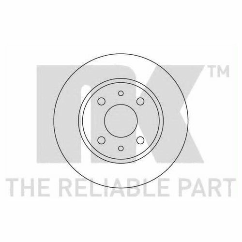 Диск тормозной передний Nk 202311 для LADA SAMARA , SAMARA 21099 2115, SAMARA 2108 2109 2115