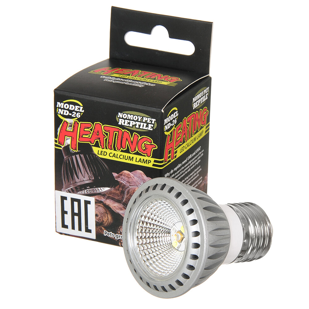 Террариумная ультрафиолетовая лампа Nomoy Pet UV 5.0 Heating LED, 5 Вт
