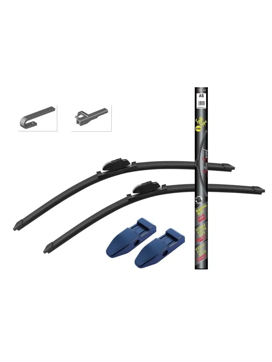 Щетки Maruenu Flex Active Sword с графитом 550мм+450мм, для: Opel Astra (2004-2015)
