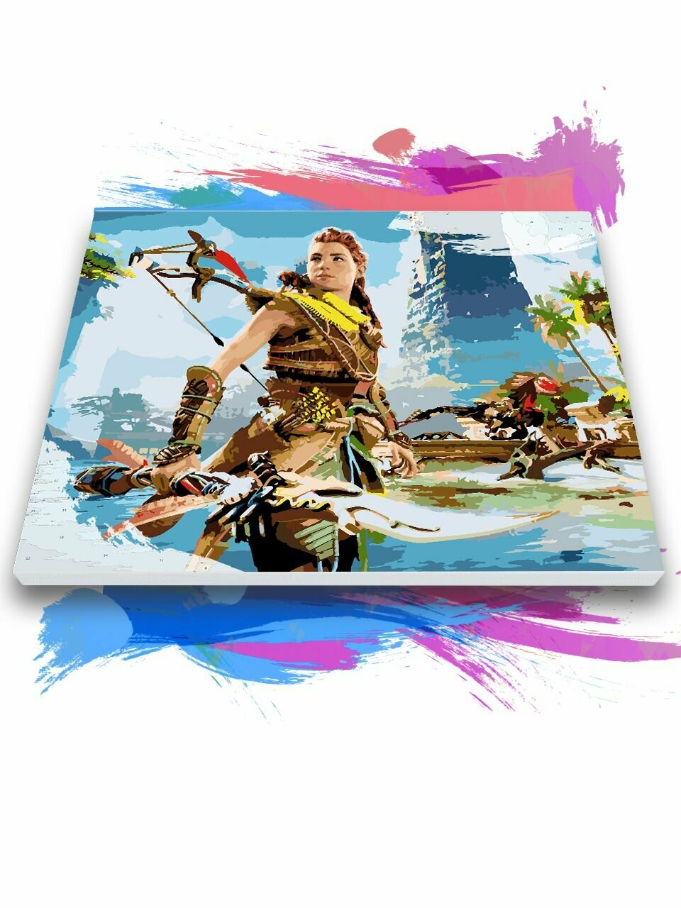 Картина по номерам на холсте Horizon - Элой, 90 х 120 см