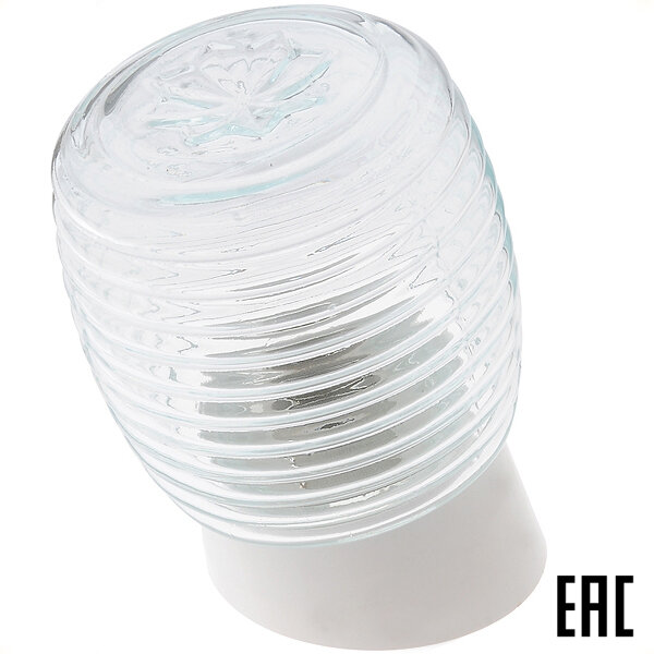 Светильник "Бочонок" МПО Металлпластизделие 60Вт, Е27, основание косое, белое, IP44 НББ64-60-111 (2 шт. в комплекте)