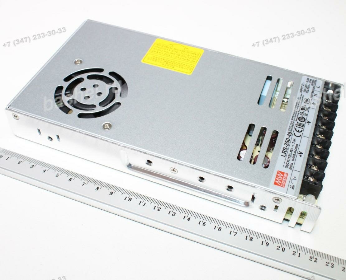48V, 350W, 7.3A LRS-350-48, Модуль питания сетевой (блок питания с винтами), MW
