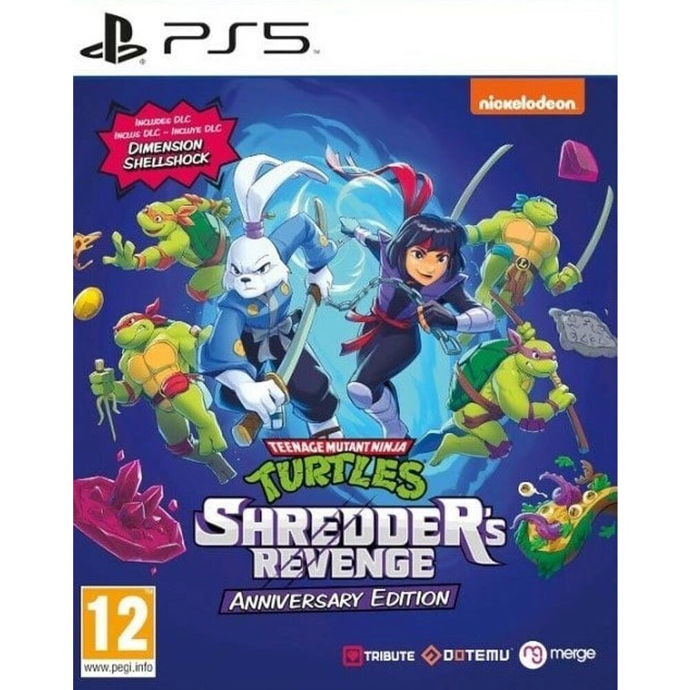 Игра Teenage Mutant Ninja Turtles Shredders Revenge Anniversary Edition (PS5) Tribute Games Blu-ray диск 12+