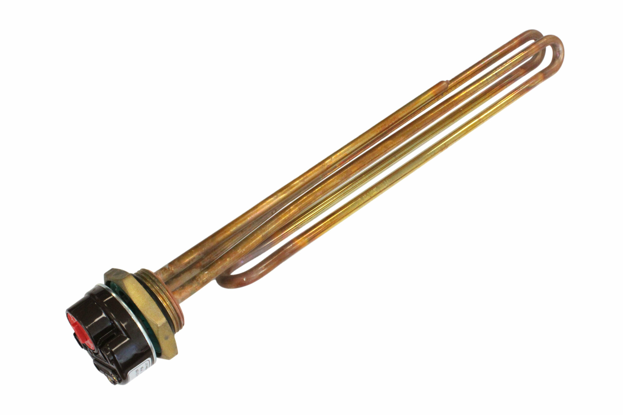 Тэн с терморегулятором 4 кВт (4000W) RCT G1 1/4 (42 мм) Thermowatt (Италия) с прокладкой