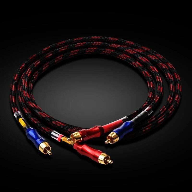 ATAUDIO RCA аудиокабель 1м, красный и синий