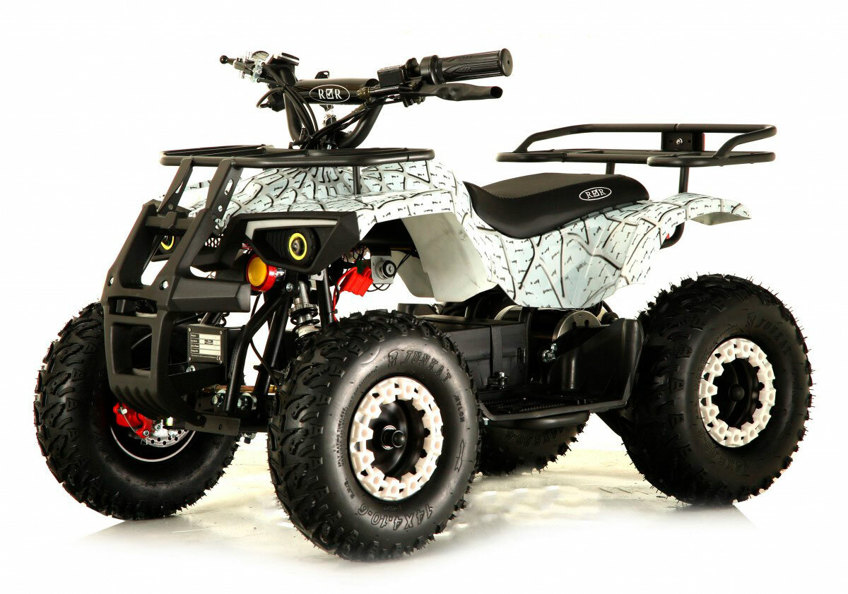 Детский электроквадроцикл RiverToys TIKI LUX Белый Spider