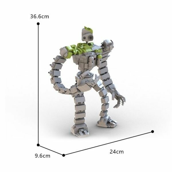 Kонструктор аниме MOC Laputa Robotics, Совместим с лего, подарок для мальчиков и девочек