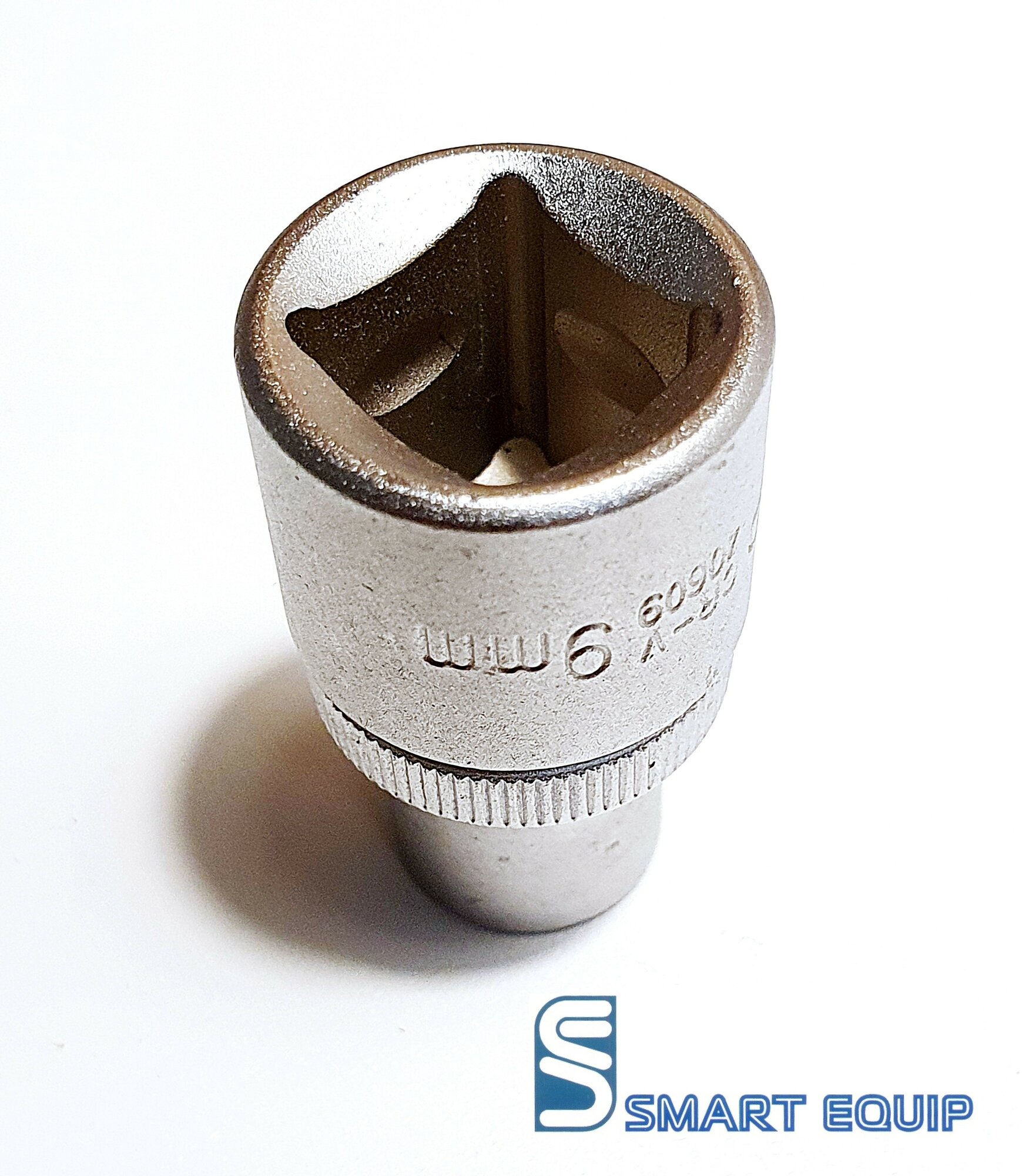 Головка торцевая 6-гранная 8мм 1/2" Smart Equip (40608) CrV, длина 38мм