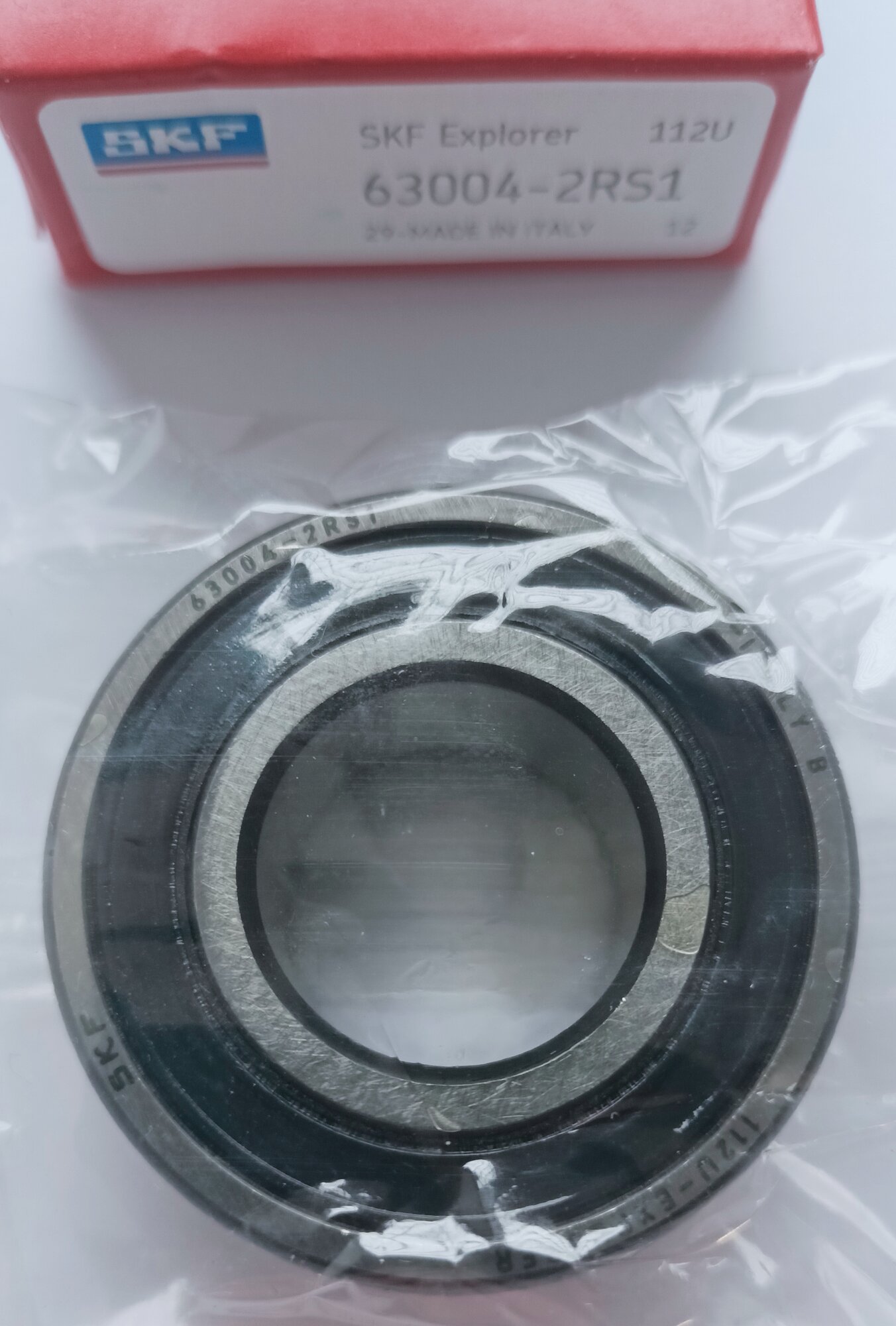 Подшипник SKF 63004-2RS1 шариковый радиальный однорядный (20х42х16)