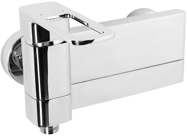 Смеситель для ванны с душем IDDIS Slide SLISB00i02WA настенный, однорычажный, с поворотным изливом, хром, глянцевый, латунный, без лейки, с керамическим картриджем